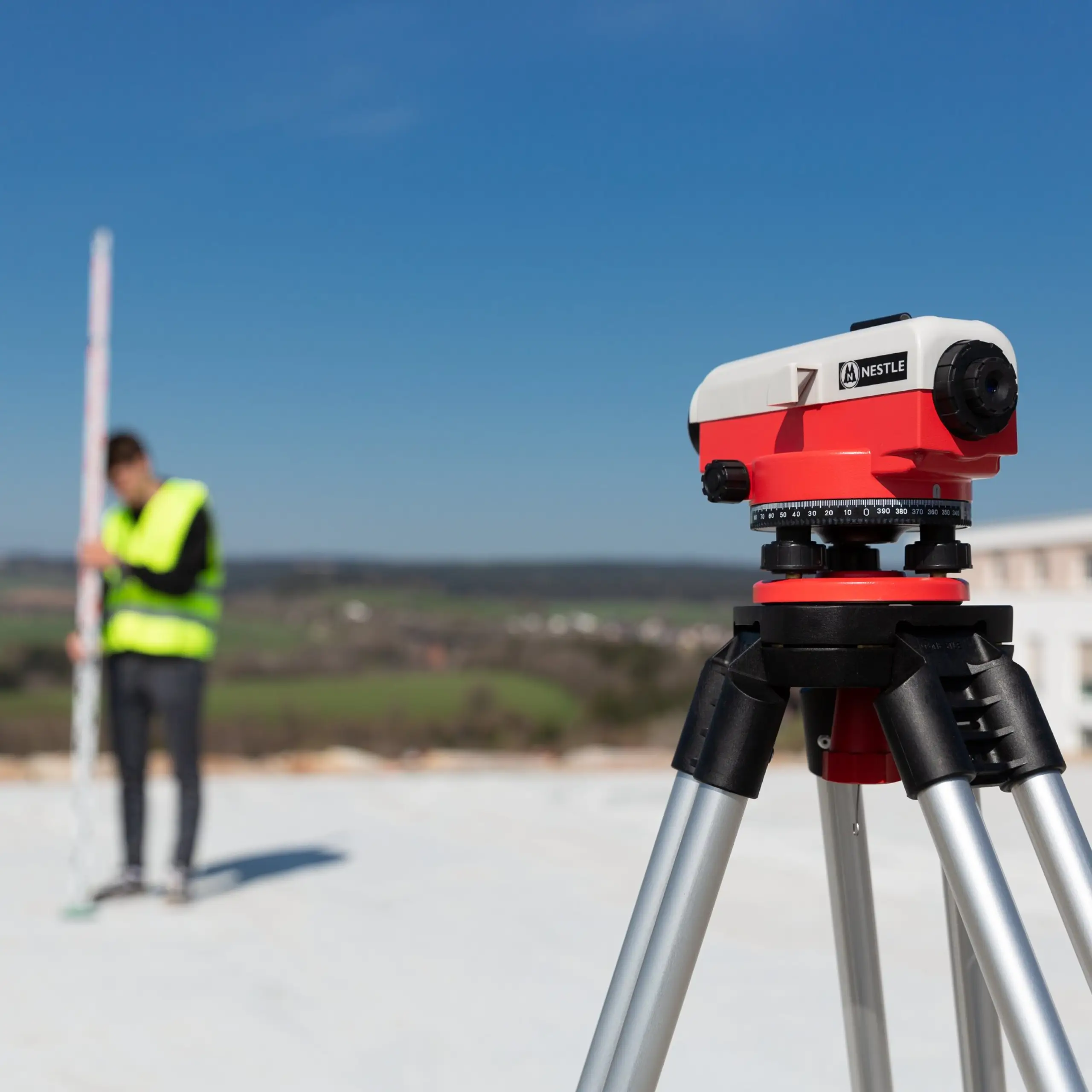 NESTLE Automatic level set NAL 24, consisting of levelling, tripod ...